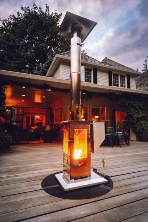 Big Timber Revere Large Outdoor Fireplace & Patio Heater